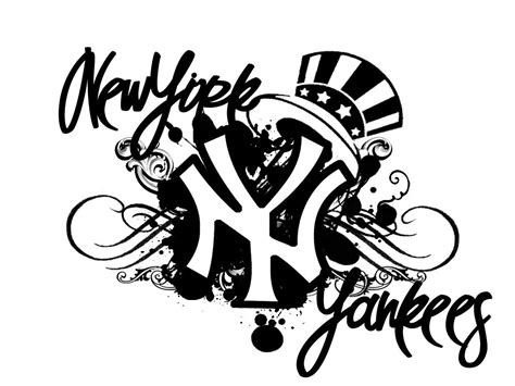 Black And White Yankees Logo