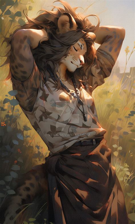 Open Adopt 1918 Anthro Leopard Girl By Veilai On Deviantart