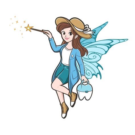 Premium Vector Tooth Fairy Mascot Logo