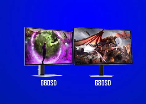 Samsung Odyssey Oled G Sd And G Sd Gaming Monitors Review