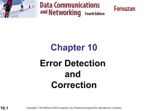 Error Detection Correction Ppt