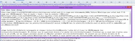 Problème d affichage de données dans un fichier csv Excel Forum Formule Excel