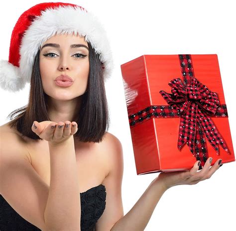 Badu Bg Украса за коледна елха Биволско карирано ленено чул Панделки за