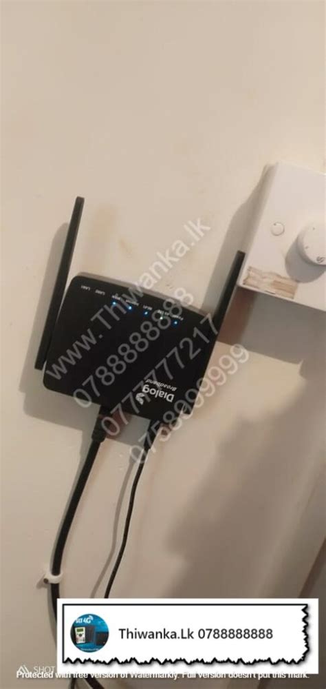 Dialog 4g Router Post Paid 4g And Dialog Outdoor Antana Thiwanka Lk