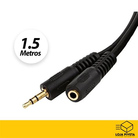 Cabo Extensor P De Metros Para Fone Microfone Headset Oferta Shopee Brasil