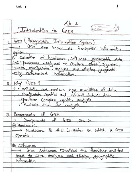 Gis Notes Csit Notes 2023 8th Semester Notes Geographical Information System Unit 1 2 Unit 5