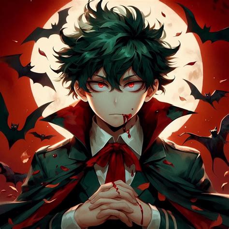 Deku Vampire Vampire Drawings Vampire Villain Deku
