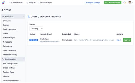 Builtin Password Authentication Sourcegraph Docs