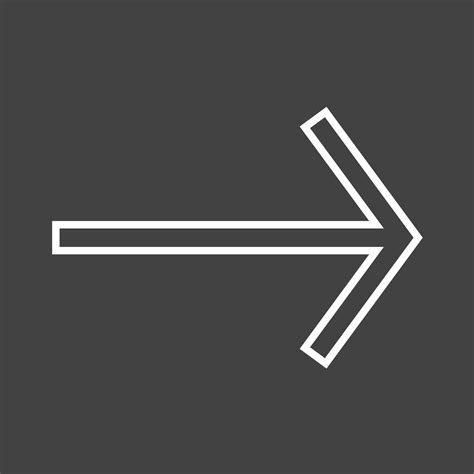 Beautiful Right Arrow Line Vector Icon 17138077 Vector Art At Vecteezy