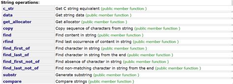【c 】string类的使用④（字符串操作string operations 常量成员member constants） csdn博客