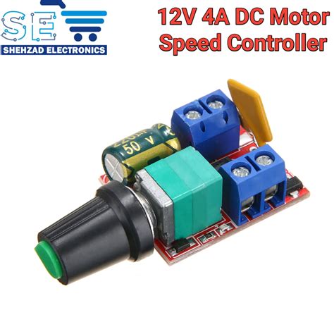 DC Fan Motor PWM Speed Controller Module Mini DC DC V V A W Speed Regulator Control