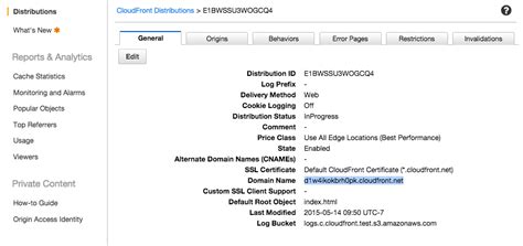 Creating A Cloudfront Distribution With An Amazon S3 Origin 2020