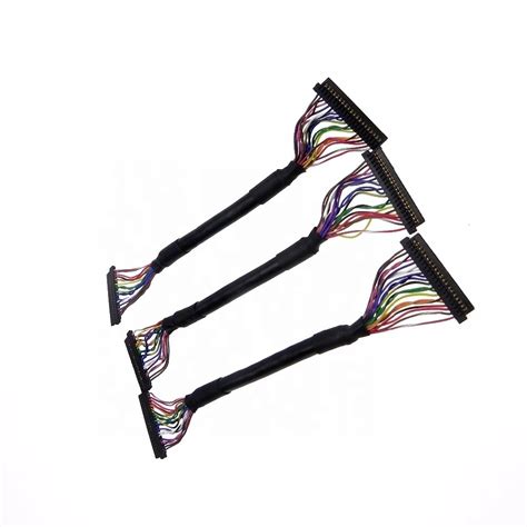 LCD LED Panel Lvds Cable OEM Custom LCD Screen Display Cable China Display Cable And Lvds Cable