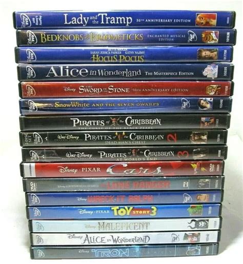 Lot Of 16 Walt Disney Movies Dvd Set Good Titles £6676 Picclick Uk