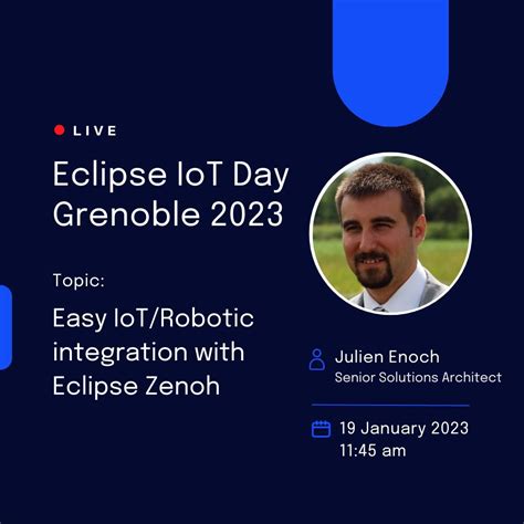 Julien Enoch On Linkedin Eclipseiot Zenoh Edgecomputing Oss Ros2