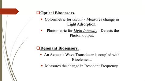 Biosensor Ppt Pdf