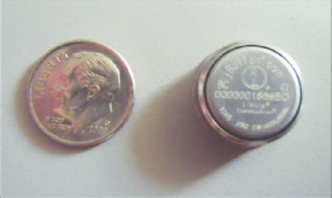 Self Contained IButton Temperature Logger Dime Is Included For Size Download Scientific