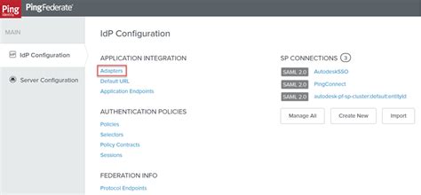 Section C Create Idp Adapter Instance In Pf