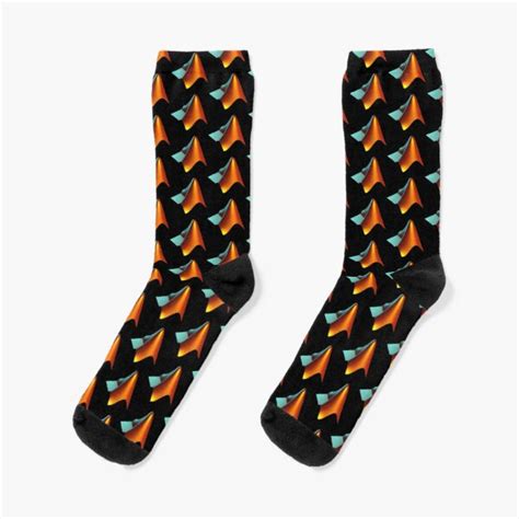 Matlabmathlab Coding Language Logo Socks For Sale By Bluepencilart