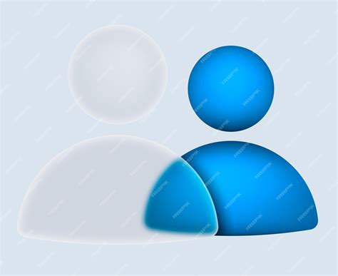 Premium Vector User Gradient Blur Button With Glassmorphism 3d Icon Design Vector Illustration