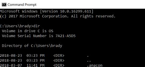 How To Use The Dir Command In Windows