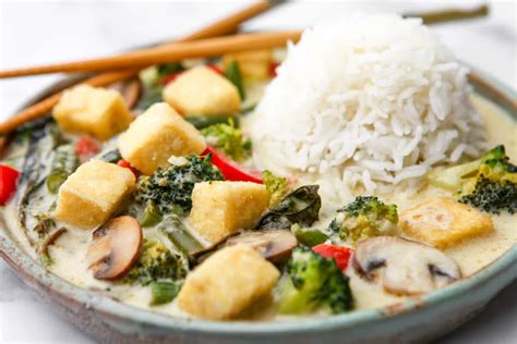 Thai Green Curry With Tofu The Hidden Veggies