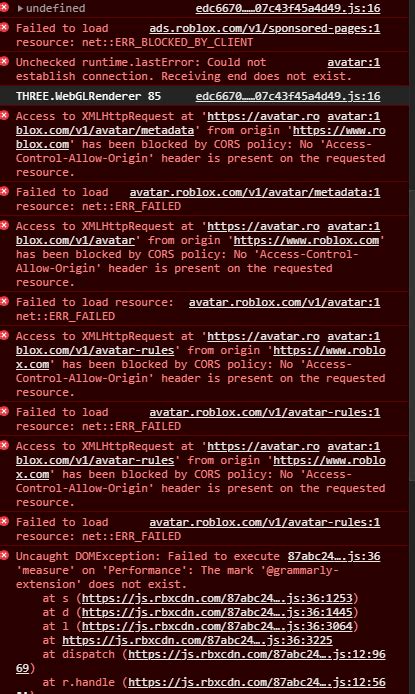 Avatar Editor And Avatar Loading Currently Down Engine Bugs