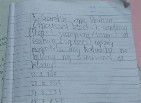 PAGE A Gamitin Ang Libahan Thousani Blocks StudyX