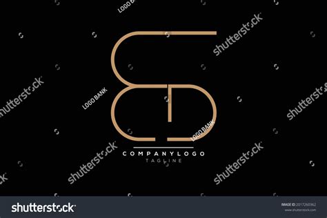 Db Initials Monogram Letter Text Alphabet Stock Vector Royalty Free 2017260362
