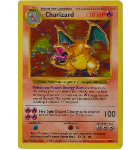 Basic Charizard Ex Card
