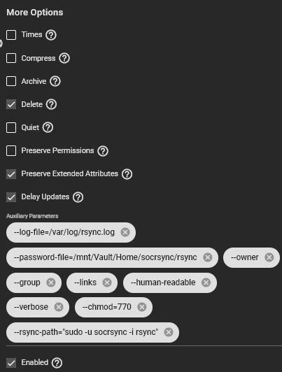 Solved Rsync To Linux Ownership Options Not Working Truenas