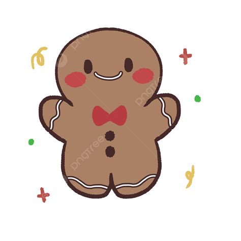 귀여운 크리스마스 진저 브레드 생강 빵 귀엽다 크리스마스 Png 일러스트 및 Psd 이미지 무료 다운로드 Pngtree