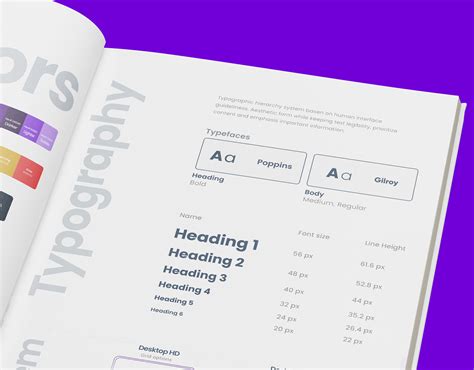 User Interface Style Guide On Behance
