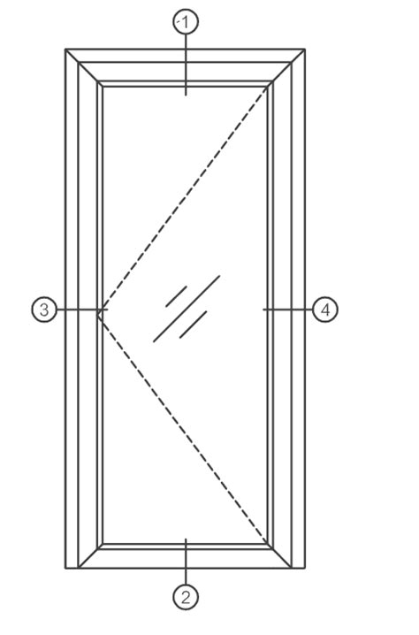 ชุดประตูบานเปิด ใส่กระจก คิ้วเท Thai Metal Windows