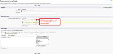 Workflow Rule To Be Fired When Lookup Field Is Updated Salesforce