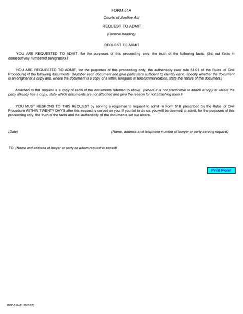 Form 51a Fill Out Sign Online And Download Printable Pdf Ontario