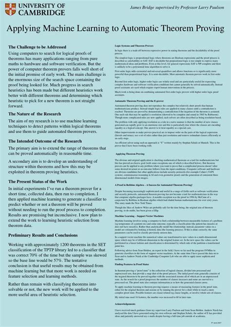 Ppt Applying Machine Learning To Automatic Theorem Proving Powerpoint Presentation Id 812570