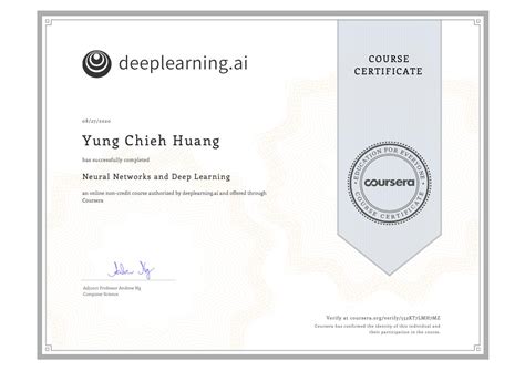 Jessica Huang On Linkedin Coursera Deeplearningai Neuralnetworks