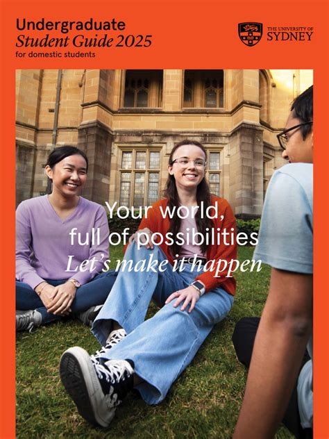 Usyd Undergraduate Guide Pdf Science Economics