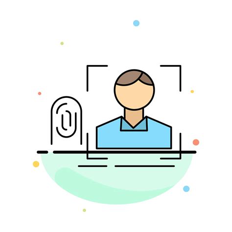 Finger Fingerprint Recognition Scan Scanning Flat Color Icon Vector 15059823 Vector Art At Vecteezy