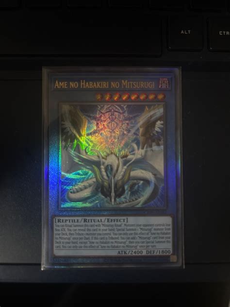 Yu Gi Oh Yugioh Ame No Habakiri No Mitsurugi Card Hobbies And Toys