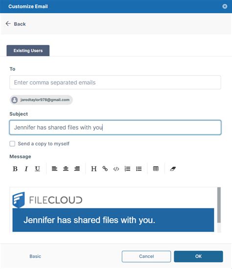Sharing Files Privately Filecloud Docs Server