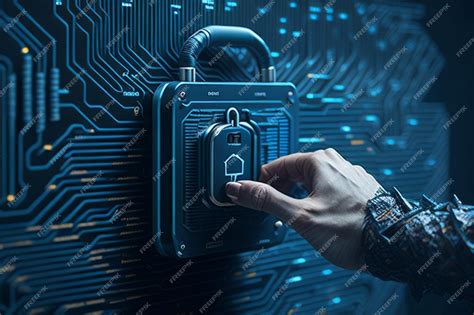 Premium Photo Cyber Security System Data Protection Digital Technology Computer Programmer