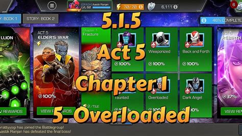 Act Chapter Episode Overloaded Mcoc Marvelcontestofchampions YouTube