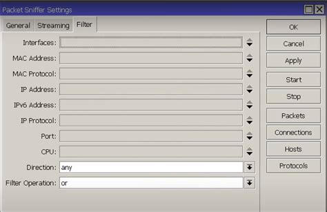 Packet Sniffer Mikrotik Training
