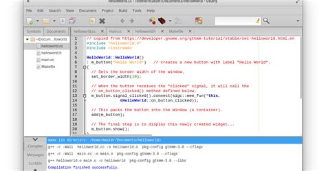 Setup C Gtkmm Programming Tools On Ubuntu For Beginners