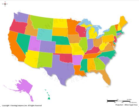Map Of The Usa Without State Names Georgia Houtman