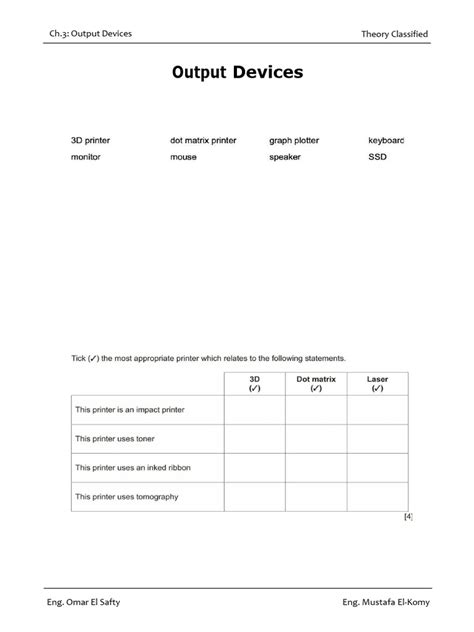 Chapter 3 Classified Pdf Printer Computing Computer Monitor