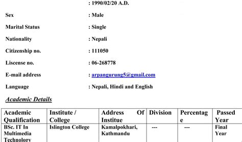 Marriage Resume Format For Girl In Word Download My Profile Guruarpan Williamson