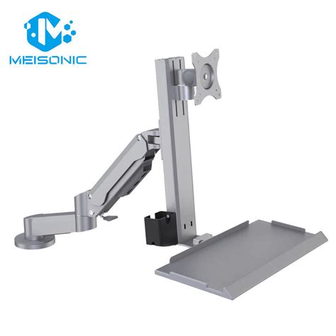 T8 Ga02kb Z Medical Device Monitor Mounting Solution Anti Corrosion Aluminum Alloy Folding